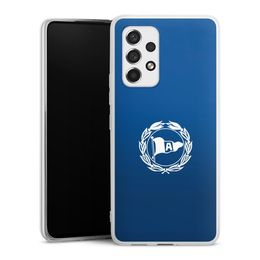 DeinDesign Galaxy A53 5G Handy Silikon H&uuml;lle Case transparent Handyh&uuml;lle Arminia Bielefeld Soccer Official Licensed Product Silikon Case