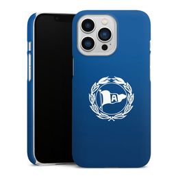 DeinDesign iPhone 13 Pro Handy Premium Case Smartphone Handyh&uuml;lle Schutzh&uuml;lle matt Arminia Bielefeld Soccer Official Licensed Product Premium Case