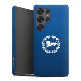 DeinDesign Galaxy S25 Ultra Handy Premium Case Smartphone Handyh&uuml;lle Schutzh&uuml;lle matt Arminia Bielefeld Soccer Official Licensed Product Premium Case