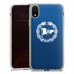 DeinDesign iPhone Xr Handy Silikon H&uuml;lle Case transparent Handyh&uuml;lle Arminia Bielefeld Soccer Official Licensed Product Silikon Case
