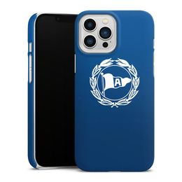 DeinDesign iPhone 13 Pro Max Handy Premium Case Smartphone Handyh&uuml;lle Schutzh&uuml;lle matt Arminia Bielefeld Soccer Official Licensed Product Premium Case