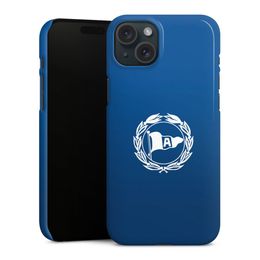 DeinDesign iPhone 15 Plus Handy Premium Case Smartphone Handyh&uuml;lle Schutzh&uuml;lle gl&auml;nzend Arminia Bielefeld Soccer Official Licensed Product Premium Case