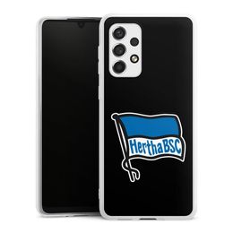 DeinDesign Galaxy A33 5G Handy Silikon H&uuml;lle Case transparent Handyh&uuml;lle Logo Official Licensed Product Hertha Bsc Silikon Case