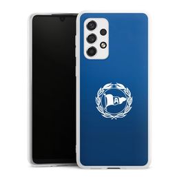 DeinDesign Galaxy A33 5G Handy Silikon H&uuml;lle Case transparent Handyh&uuml;lle Arminia Bielefeld Official Licensed Product Soccer Silikon Case