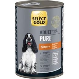 SELECT GOLD Pure Adult K&auml;nguru 12x400 g