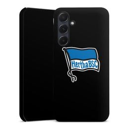 DeinDesign Galaxy A55 5G Handy Premium Case Smartphone Handyh&uuml;lle Schutzh&uuml;lle matt Official Licensed Product Logo Hertha Bsc Premium Case