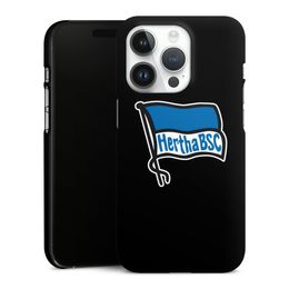 DeinDesign iPhone 14 Pro Handy Premium Case Smartphone Handyh&uuml;lle Schutzh&uuml;lle matt Official Licensed Product Logo Hertha Bsc Premium Case