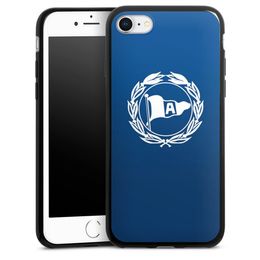 DeinDesign iPhone SE (2020) Handy Slim Case extra d&uuml;nn Silikon Handyh&uuml;lle schwarz H&uuml;lle Arminia Bielefeld Official Licensed Product Soccer Silikon Slim Case