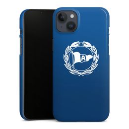DeinDesign iPhone 14 Plus Handy Premium Case Smartphone Handyh&uuml;lle Schutzh&uuml;lle gl&auml;nzend Arminia Bielefeld Soccer Official Licensed Product Premium Case