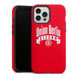 DeinDesign iPhone 13 Pro Max Handy Panzer Handyh&uuml;lle robuste Outdoor H&uuml;lle Schutzh&uuml;lle matt Fcu Official Licensed Product 1. Fc Union Berlin Tough Case