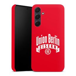 DeinDesign Galaxy A55 5G Handy Premium Case Smartphone Handyh&uuml;lle Schutzh&uuml;lle gl&auml;nzend Fcu Official Licensed Product 1. Fc Union Berlin Premium Case