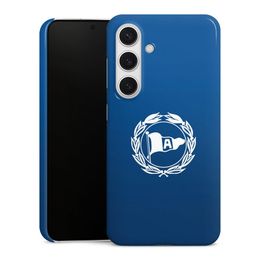 DeinDesign Galaxy S24 Handy Premium Case Smartphone Handyh&uuml;lle Schutzh&uuml;lle gl&auml;nzend Arminia Bielefeld Soccer Official Licensed Product Premium Case