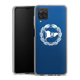 DeinDesign Galaxy A12 Handy Silikon H&uuml;lle Case transparent Handyh&uuml;lle Arminia Bielefeld Official Licensed Product Soccer Silikon Case