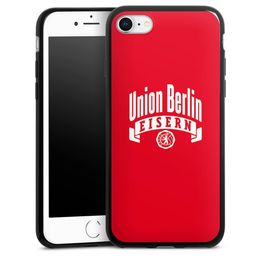DeinDesign iPhone SE (2020) Handy Slim Case extra d&uuml;nn Silikon Handyh&uuml;lle schwarz H&uuml;lle Fcu Official Licensed Product 1. Fc Union Berlin Silikon Slim Case