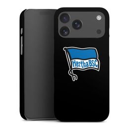 DeinDesign iPhone 17 Pro Max Handy Premium Case Smartphone Handyh&uuml;lle Schutzh&uuml;lle matt Official Licensed Product Logo Hertha Bsc Premium Case