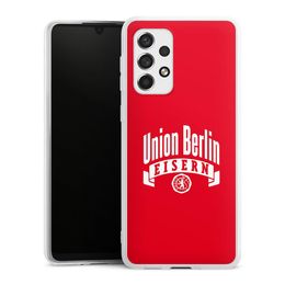 DeinDesign Galaxy A33 5G Handy Silikon H&uuml;lle Case transparent Handyh&uuml;lle Fcu Official Licensed Product 1. Fc Union Berlin Silikon Case