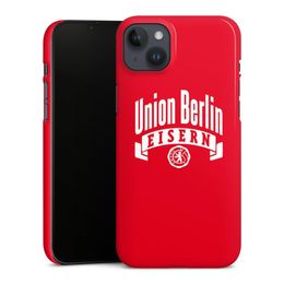 DeinDesign iPhone 14 Plus Handy Premium Case Smartphone Handyh&uuml;lle Schutzh&uuml;lle gl&auml;nzend Fcu Official Licensed Product 1. Fc Union Berlin Premium Case