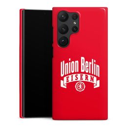 DeinDesign Galaxy S23 Ultra Handy Premium Case Smartphone Handyh&uuml;lle Schutzh&uuml;lle gl&auml;nzend Fcu Official Licensed Product 1. Fc Union Berlin Premium Case