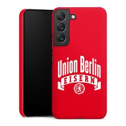 DeinDesign Galaxy S22 Handy Premium Case Smartphone Handyh&uuml;lle Schutzh&uuml;lle matt Fcu Official Licensed Product 1. Fc Union Berlin Premium Case