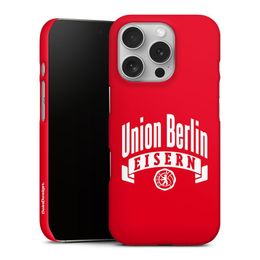DeinDesign iPhone 16 Pro Handy Premium Case Smartphone Handyh&uuml;lle Schutzh&uuml;lle matt Fcu Official Licensed Product 1. Fc Union Berlin Premium Case