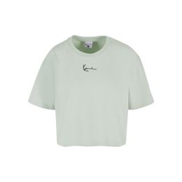 T-Shirt Karl Kani "Karl Kani Damen", Damen, Gr. M, light mint, 100% Baumwolle, loose fit, Rundhals, Shirts T-Shirt