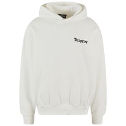 Kapuzensweatshirt DROPSIZE "Dropsize Herren Heavy Oversize Embo Hoodie", Herren, Gr. M, creamwei&szlig;, 70% Baumwolle, 30% Polyester, Sweatshirts