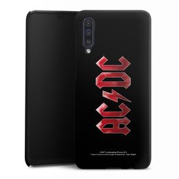 DeinDesign Galaxy A50 Handy Premium Case Smartphone Handyh&uuml;lle Schutzh&uuml;lle matt Acdc Merchandise Logo Premium Case