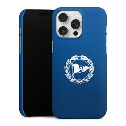 DeinDesign iPhone 15 Pro Max Handy Premium Case Smartphone Handyh&uuml;lle Schutzh&uuml;lle matt Arminia Bielefeld Soccer Official Licensed Product Premium Case