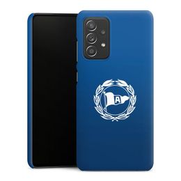 DeinDesign Galaxy A52s 5G Handy Premium Case Smartphone Handyh&uuml;lle Schutzh&uuml;lle matt Arminia Bielefeld Soccer Official Licensed Product Premium Case