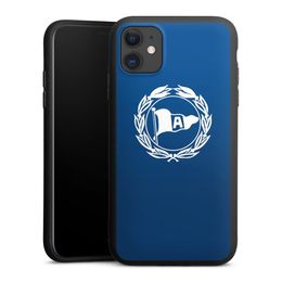 DeinDesign iPhone 11 Handy Premium Silikon H&uuml;lle Handyh&uuml;lle schwarz Case Arminia Bielefeld Soccer Official Licensed Product Silikon Premium Case