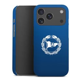 DeinDesign iPhone 17 Pro Handy Premium Case Smartphone Handyh&uuml;lle Schutzh&uuml;lle matt Arminia Bielefeld Soccer Official Licensed Product Premium Case
