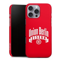 DeinDesign iPhone 16 Pro Max Handy Premium Case Smartphone Handyh&uuml;lle Schutzh&uuml;lle gl&auml;nzend Fcu Official Licensed Product 1. Fc Union Berlin Premium Case