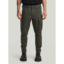 G-Star Raw Cargohose G-STAR "Zip Pocket 3D Skinny Cargo Hose", Herren, Gr. 31, L&auml;nge 36, gr&uuml;n (asfalt), Obermaterial: 50% Baumwolle, 48% Baumwolle, 2% Elasthan, Hosen Cargohose