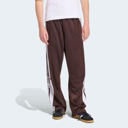 Sporthose adidas originals "ADIBREAK TP", Herren, Gr. XL, N-Gr, braun (aurora coffee, wei&szlig;, normal, gr.), Obermaterial: 100% Polyester, Hosen Sporthose