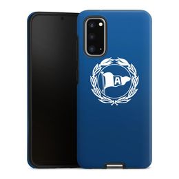 DeinDesign Galaxy S20 Handy Panzer Handyh&uuml;lle robuste Outdoor H&uuml;lle Schutzh&uuml;lle matt Arminia Bielefeld Soccer Official Licensed Product Tough Case