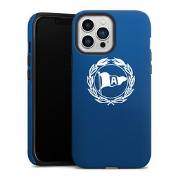DeinDesign iPhone 13 Pro Max Handy Panzer Handyh&uuml;lle robuste Outdoor H&uuml;lle Schutzh&uuml;lle matt Arminia Bielefeld Soccer Official Licensed Product Tough Case