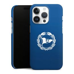 DeinDesign iPhone 14 Pro Handy Premium Case Smartphone Handyh&uuml;lle Schutzh&uuml;lle matt Arminia Bielefeld Soccer Official Licensed Product Premium Case