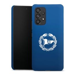 DeinDesign Galaxy A53 5G Handy Premium Case Smartphone Handyh&uuml;lle Schutzh&uuml;lle matt Arminia Bielefeld Official Licensed Product Soccer Premium Case