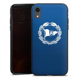 DeinDesign iPhone Xr Handy Silikon H&uuml;lle Case schwarz Handyh&uuml;lle Arminia Bielefeld Soccer Official Licensed Product