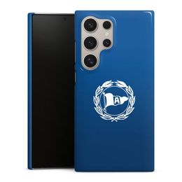 DeinDesign Galaxy S24 Ultra Handy Premium Case Smartphone Handyh&uuml;lle Schutzh&uuml;lle gl&auml;nzend Arminia Bielefeld Soccer Official Licensed Product Premium Case