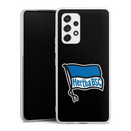 DeinDesign Galaxy A53 5G Handy Silikon H&uuml;lle Case transparent Handyh&uuml;lle Hertha Bsc Logo Official Licensed Product Silikon Case