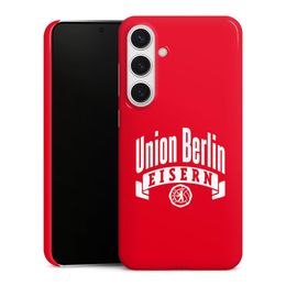 DeinDesign Galaxy S24+ Handy Premium Case Smartphone Handyh&uuml;lle Schutzh&uuml;lle gl&auml;nzend Fcu Official Licensed Product 1. Fc Union Berlin Premium Case