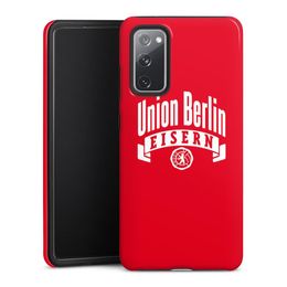 DeinDesign Galaxy S20 FE 5G Handy Panzer Handyh&uuml;lle robuste Outdoor H&uuml;lle Schutzh&uuml;lle gl&auml;nzend 1. Fc Union Berlin Official Licensed Product Fcu Tough Case