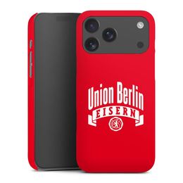 DeinDesign iPhone 17 Pro Max Handy Premium Case Smartphone Handyh&uuml;lle Schutzh&uuml;lle matt Fcu Official Licensed Product 1. Fc Union Berlin Premium Case