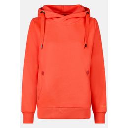 Kapuzenpullover SALZHAUT "Hoodie S&Uuml;NN", Damen, Gr. M, fiery coral, Obermaterial: 55% Baumwolle CO. 45% Polyester PES., Pullover Kapuzenpullover