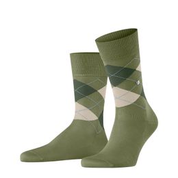 Socken Burlington "Manchester", Herren, Gr. 40, lime gr&uuml;n, Baumwollmischung, Argyle-Muster, Socken Socken, Einheitsgr&ouml;&szlig;e 40-46, Argyle-Muster, Burlington-Clip