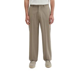 Marc O'Polo Stoffhose MARC O'POLO "DFB Travel Collection", Herren, Gr. 30, L&auml;nge 32, cinder, Web, Obermaterial: 53% Polyester, 44% Schurwolle, 3% Elasthan, loose fit lang, Hosen Stoffhose, Model: MOSSBO, aus leichtem Technical Wool Blend