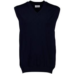 Strickweste LINDBERGH "Pullunder Relaxed Fit", Herren, Gr. L, navy, Obermaterial: 80% Viskose, 20% Nylon, Westen Strickweste