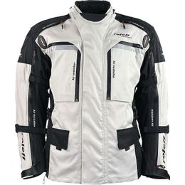 Motorradjacke Roleff "Enduro" Gr. L, beige (sand), Jacken, L, Obermaterial: 100% Polyester, mit Protektoren, optimale Bel&uuml;ftung