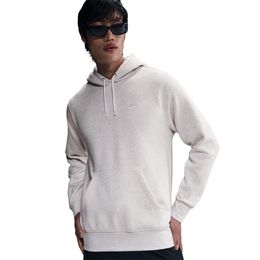 Kapuzensweatshirt Nike Sportswear "M NK CLUB BB PO HOODIE", Herren, Gr. XL, birch heather, Jersey, Obermaterial: 80% Baumwolle, 20% Polyester, normal, Rundhals, Sweatshirts, mit K&auml;ngurutasche, mit angesetztem B&uuml;ndchen, ohne Verschluss